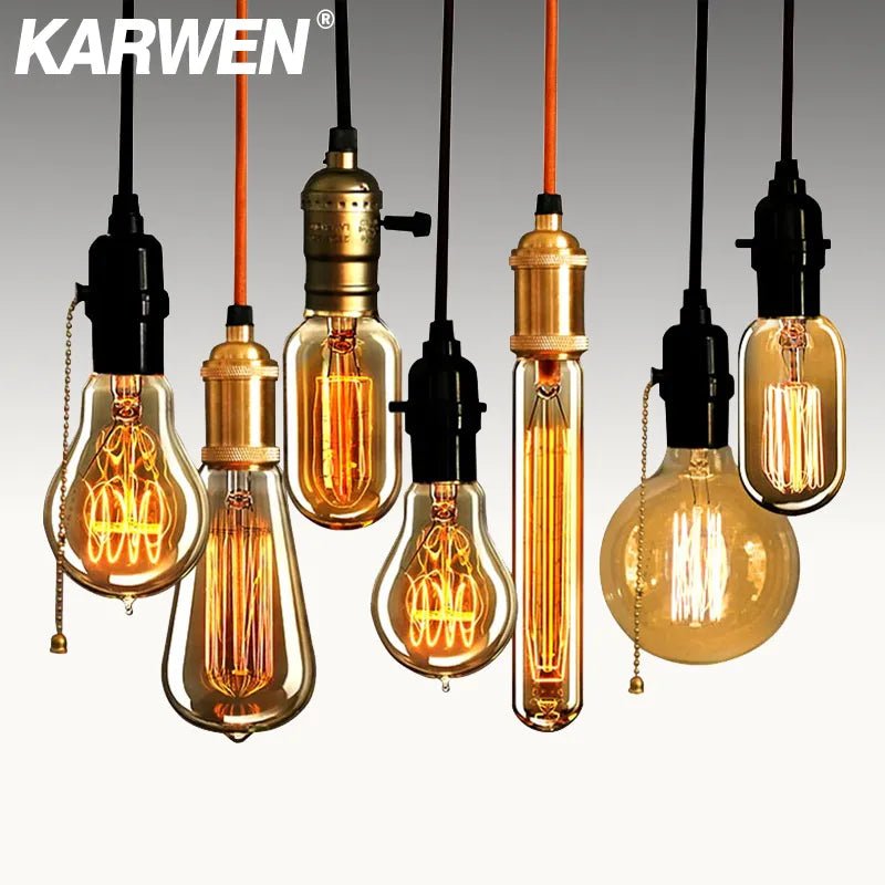 Retro Incandescent Edison Bulbs - Hans Lumiere